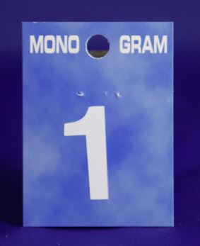 28mm Monogram Number 1 White Self Adhesive Vinyl | Thorns – Thorns DIY