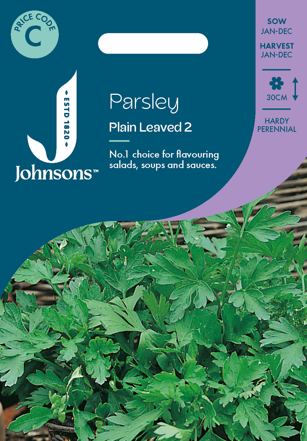 Johnsons Seeds Parsley Plain Leaved 2 | Thorns DIY