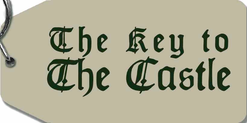 The Key To The Castle Wooden Keyring Keychain | Thorns DIY