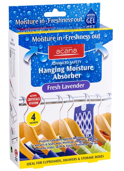 Acana Hanging Moisture Absorber Sachets Pack of 4 | Thorns – Thorns DIY