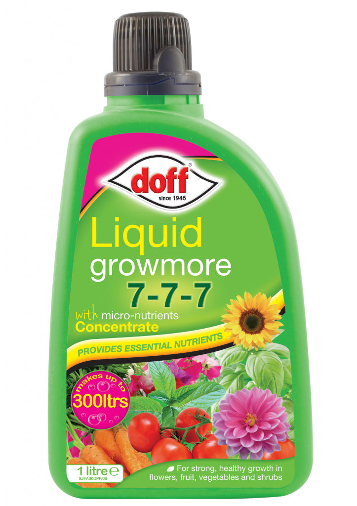 Doff Liquid Growmore 7-7-7 Concentrate 1 Litre | Thorns DIY