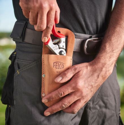 Felco 910 Genuine Leather Holster | Thorns DIY