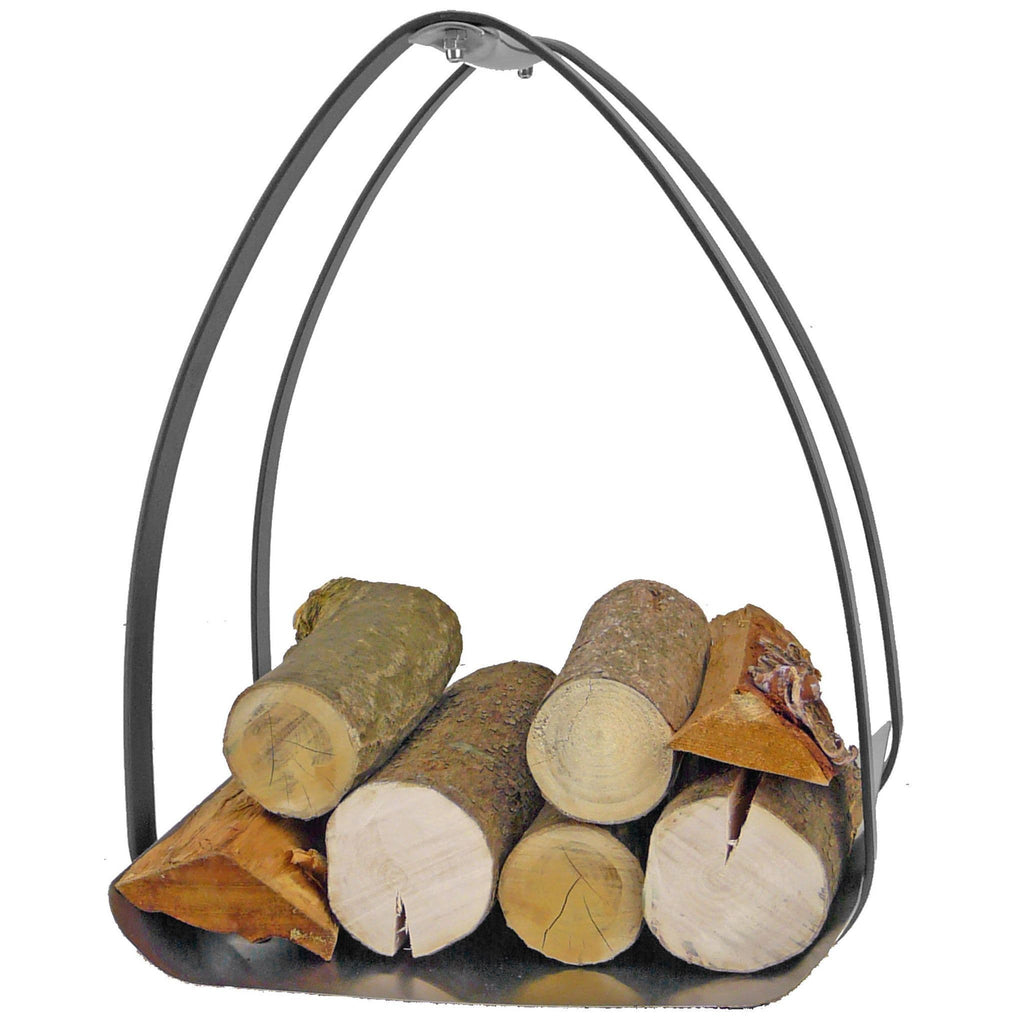 Manor 0379 Vault Log Holder Pewter Fireside | Thorns DIY