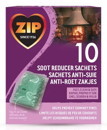 Zip Soot Reducer Sachets 10 Pack Chimney Cleaner | Thorns DIY