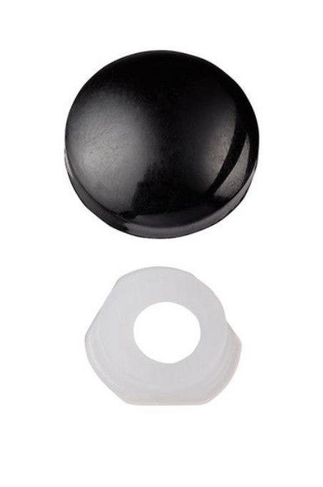 Unifix Dome Cap Screw Covers and Washers Black | Thorns DIY