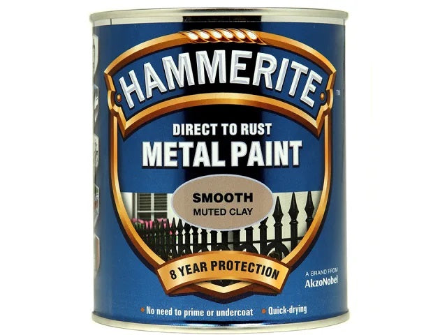 Hammerite Metal Smooth Muted Clay Paint 250ml 5158231 | Thorns DIY