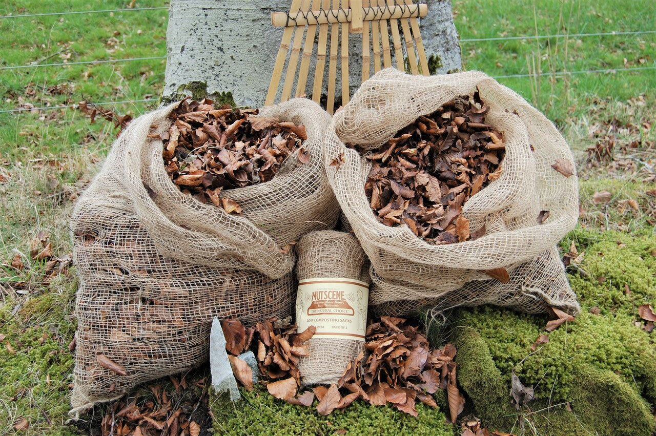 Nutscene Leaf Composting Sacks Pack of 2 | Thorns DIY